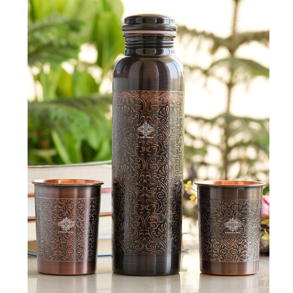 Copper Gift Sets Online | Copper Drinkware Sets – IndianArtVilla