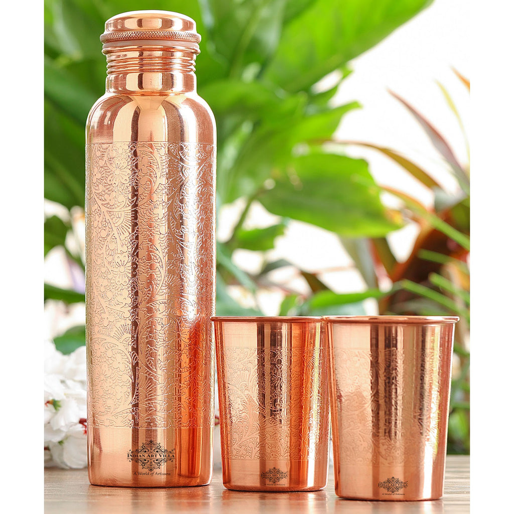 Copper Gift Sets Online | Copper Drinkware Sets – IndianArtVilla