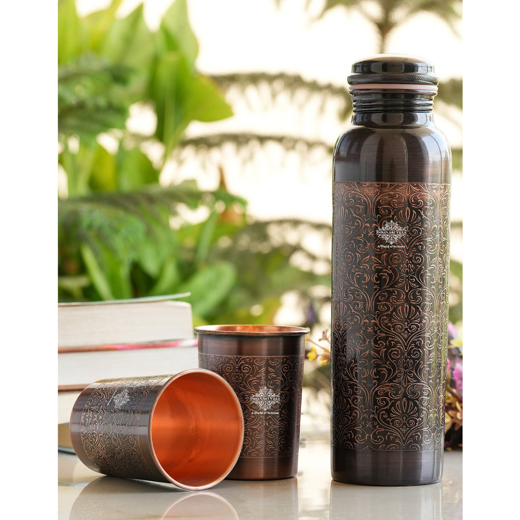 Copper Gift Sets Online | Copper Drinkware Sets – IndianArtVilla